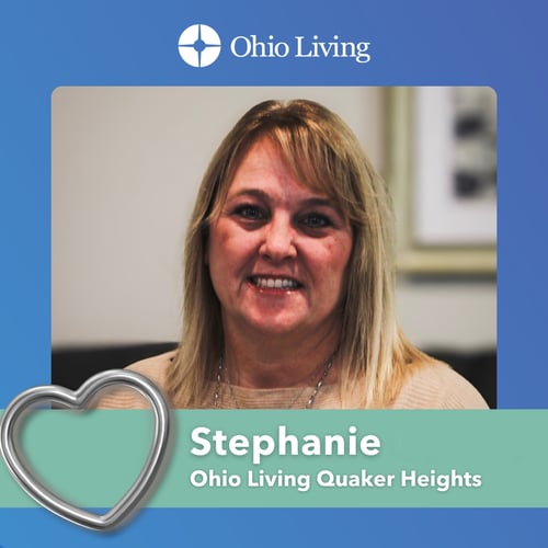 Silver Heart Award Spotlight: Stephanie, Ohio Living Quaker Heights